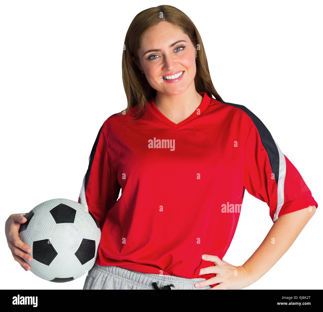Football fan smiling hi-res stock photography and images - Alamy