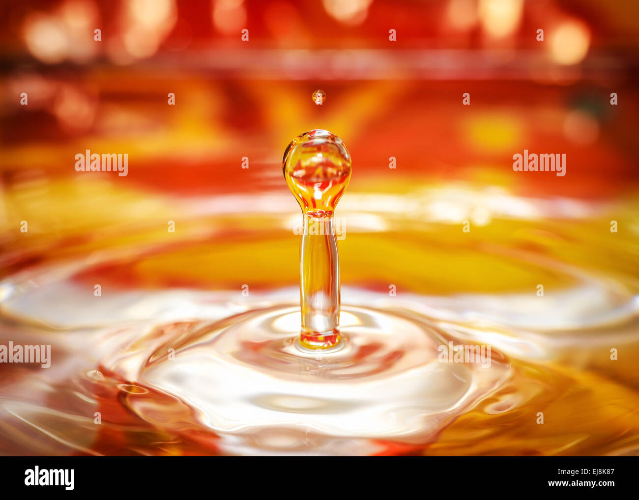 frozen liquid droplet Stock Photo - Alamy