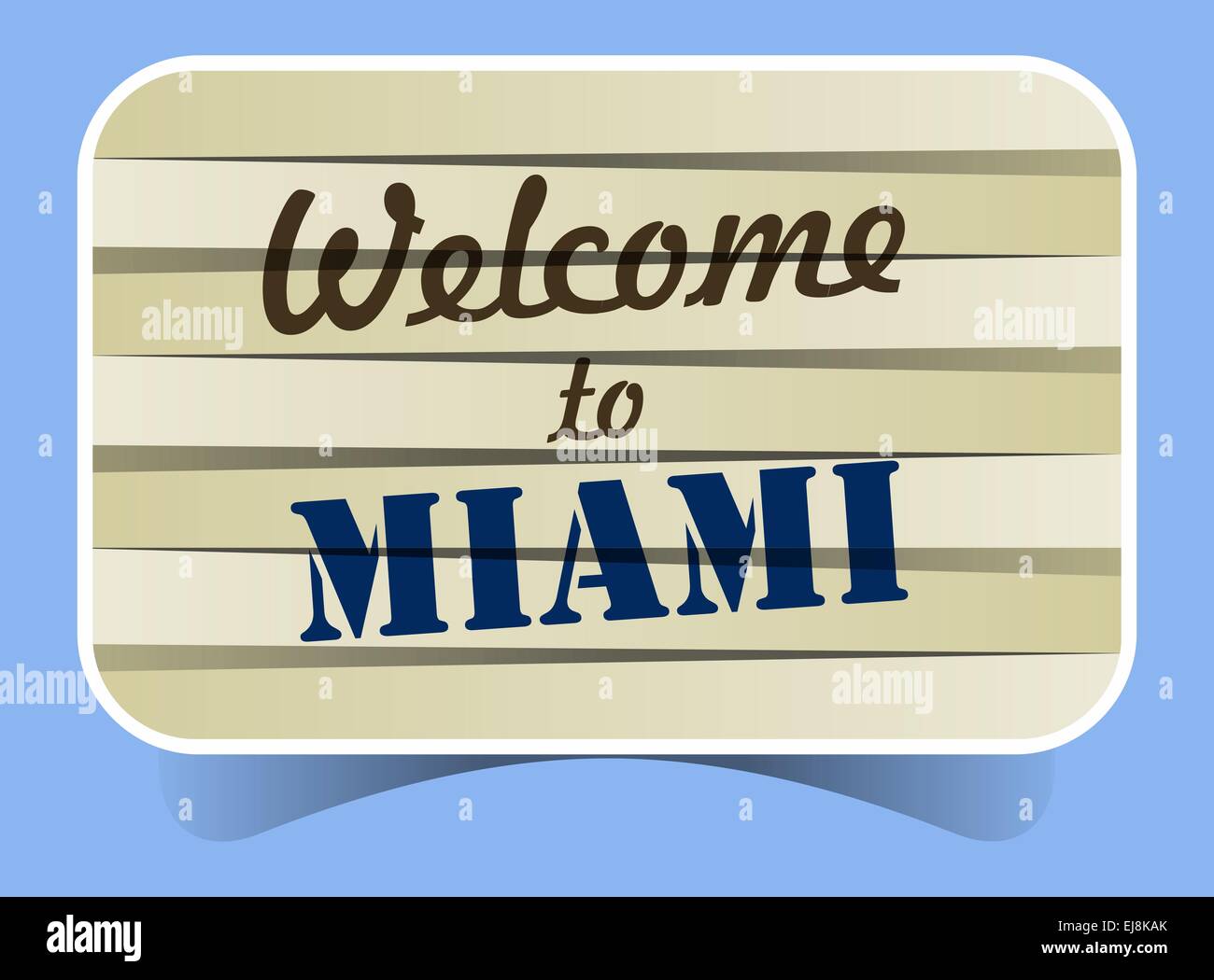 Welcome to miami sign hi-res stock photography and images - Alamy