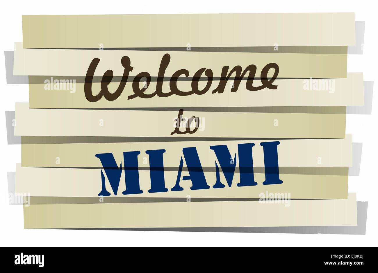 Welcome to miami sign hi-res stock photography and images - Alamy