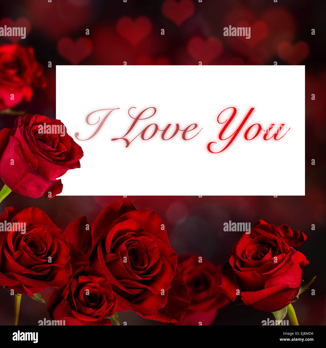 Natural red roses background, close-up Stock Photo - Alamy