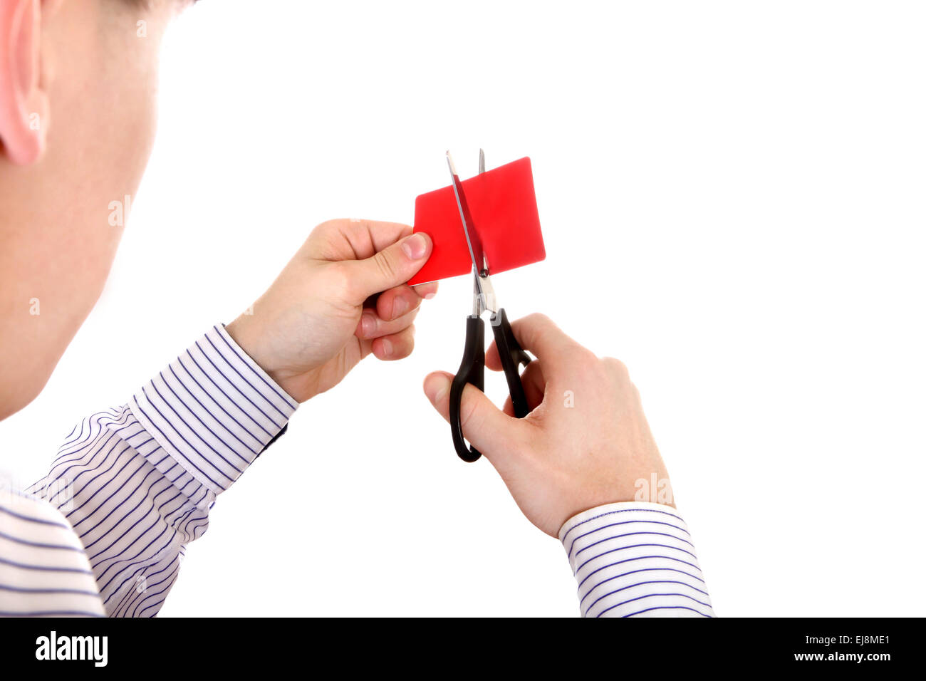 Cutting up money hi-res stock photography and images - Alamy