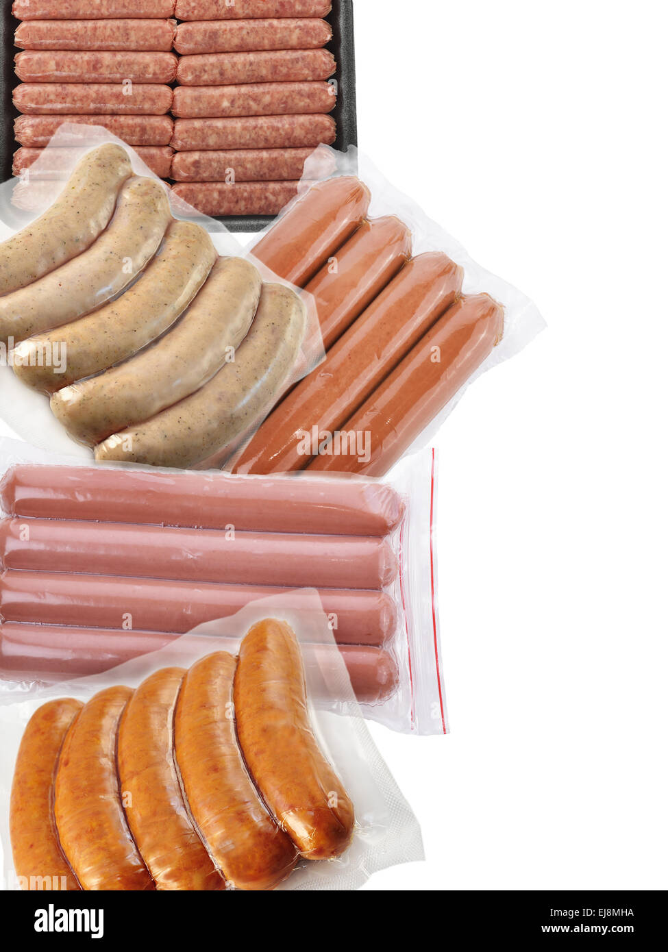 Package sausages hi-res stock photography and images - Alamy