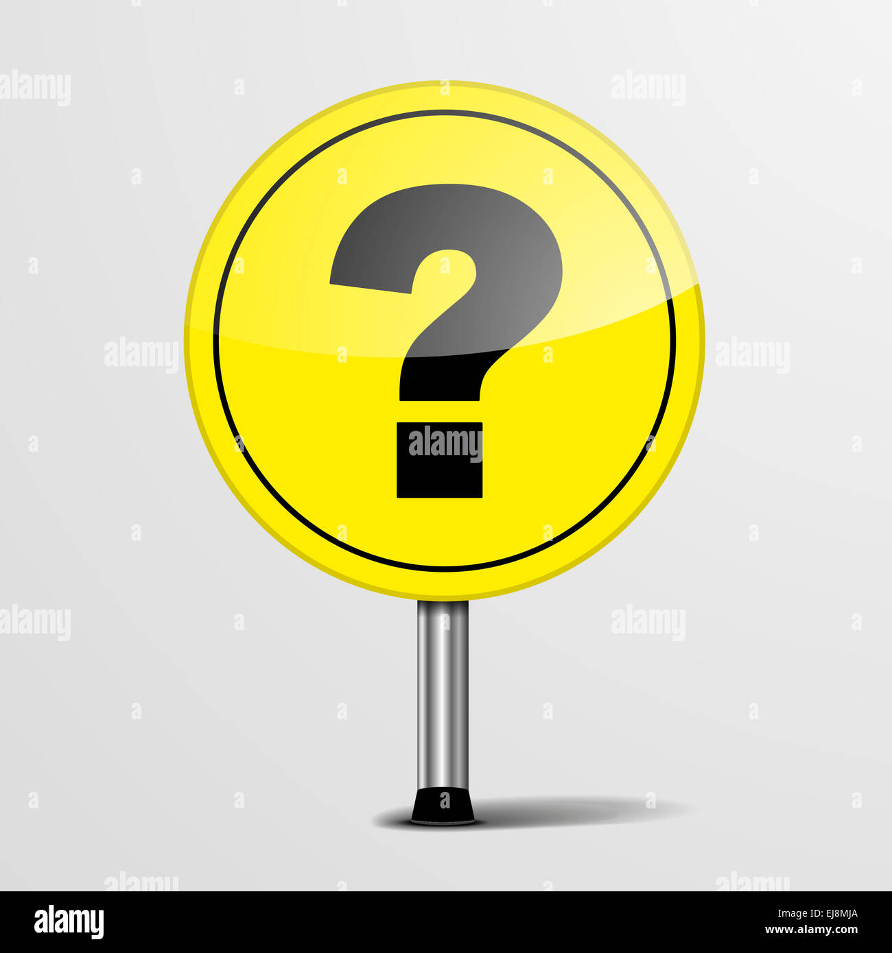 RoadSign Question mark Stock Photo - Alamy
