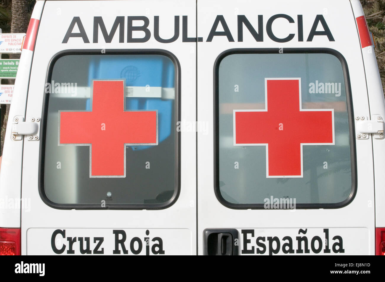 red cross spain spainish ambulance ambulances cruz roja espanola ...