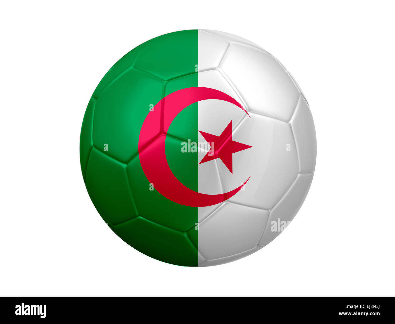 Soccer ball algeria flag hi-res stock photography and images - Alamy