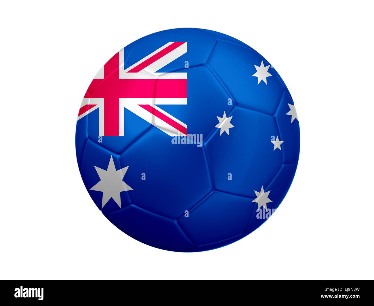 Australia Football Flag Stock Photo - Alamy