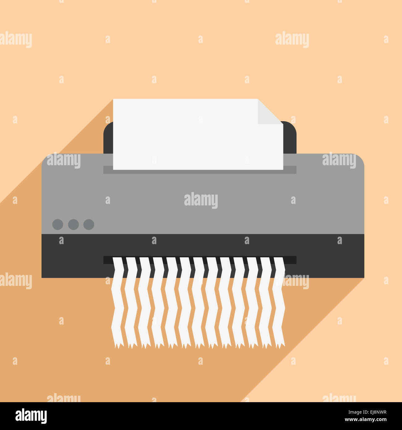 Shredder icon hi-res stock photography and images - Alamy