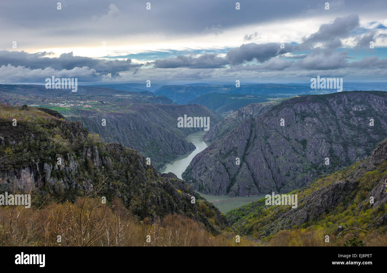 Canyon de Rio Sil in Galicia, Spain Stock Photo - Alamy