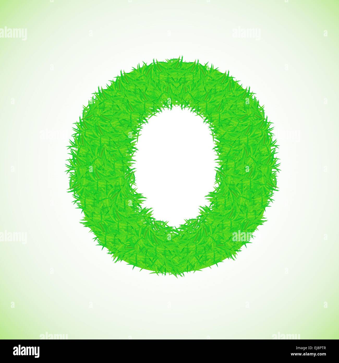 grass letter O Stock Photo - Alamy