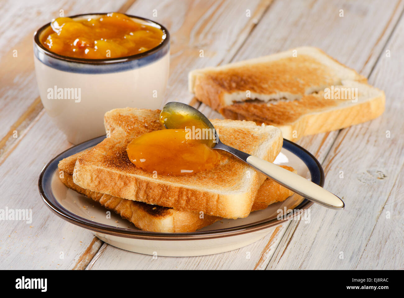 Toast bread slices on hi-res stock photography and images - Alamy