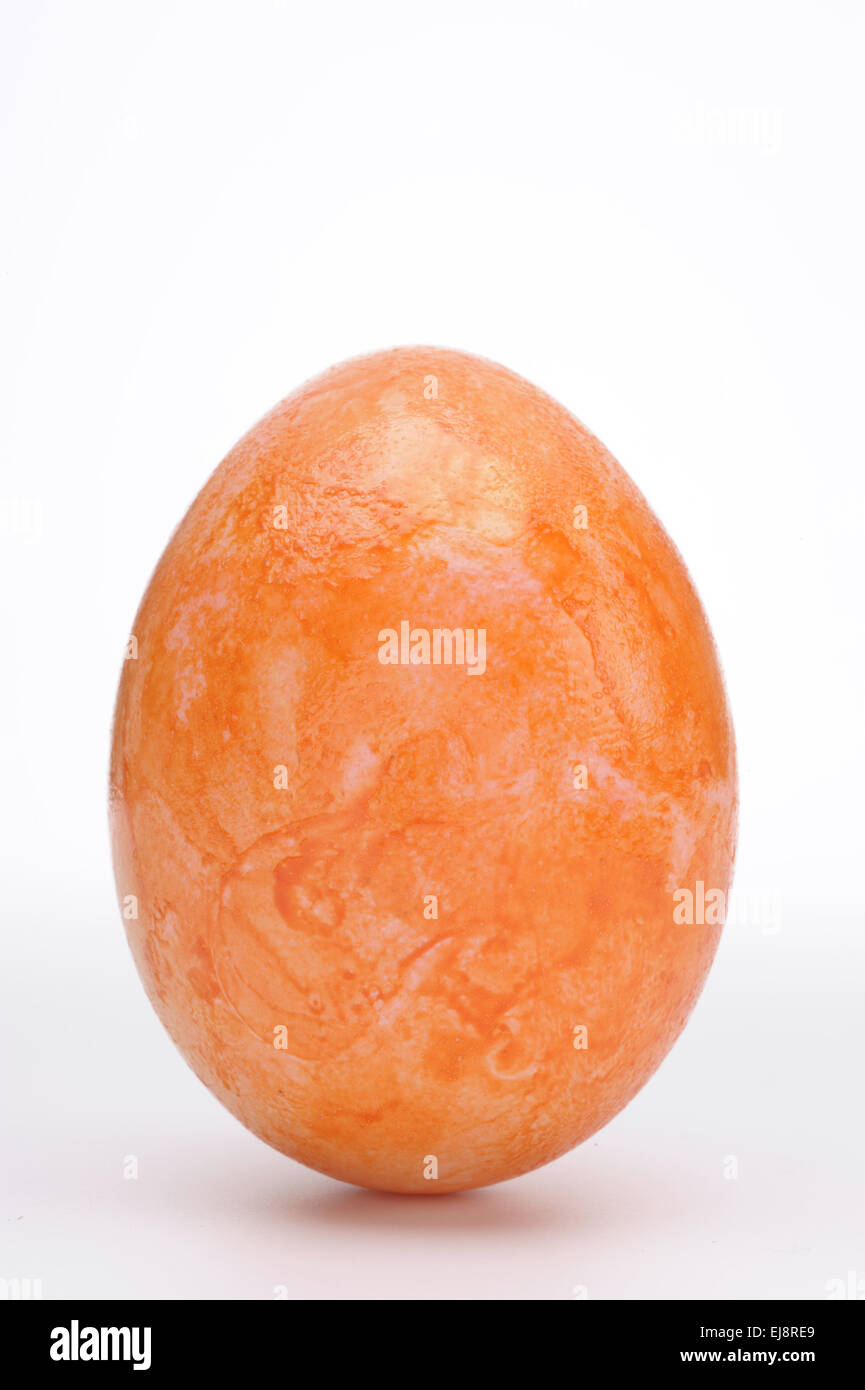 single orange easter egg Stock Photo - Alamy