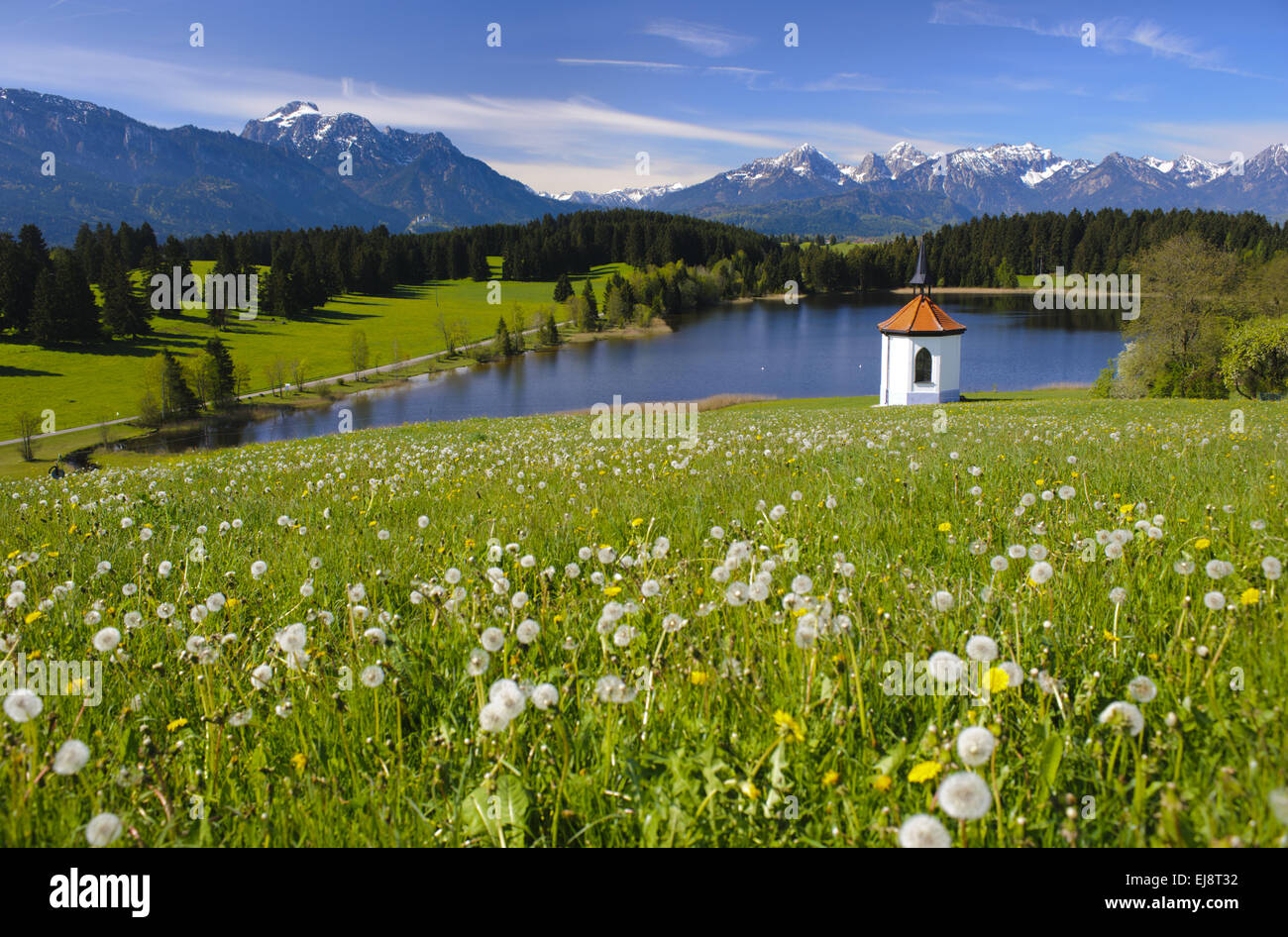 panorama landscape in Bavaria Stock Photo - Alamy