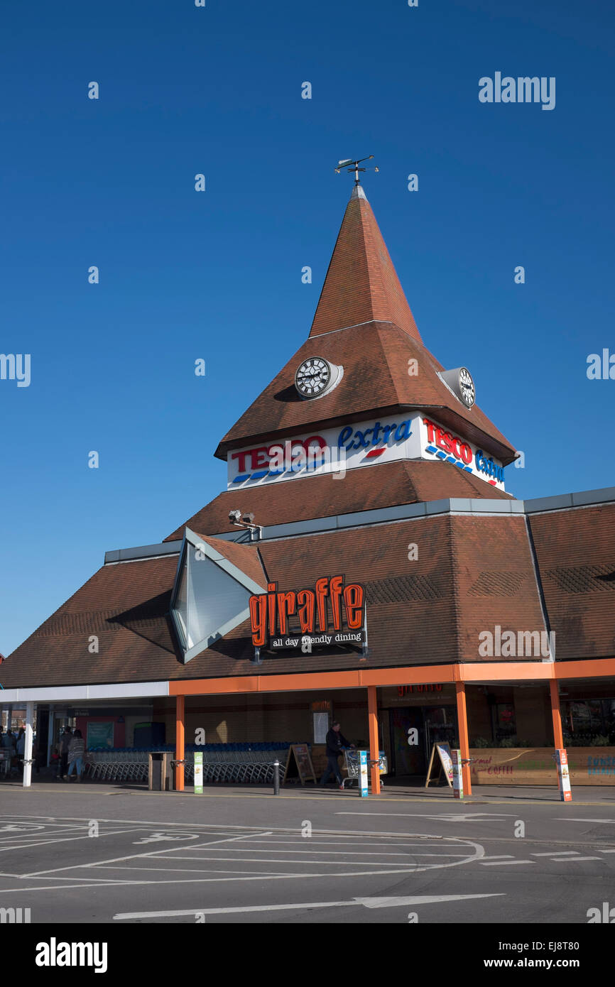 Tesco extra shop hi-res stock photography and images - Alamy