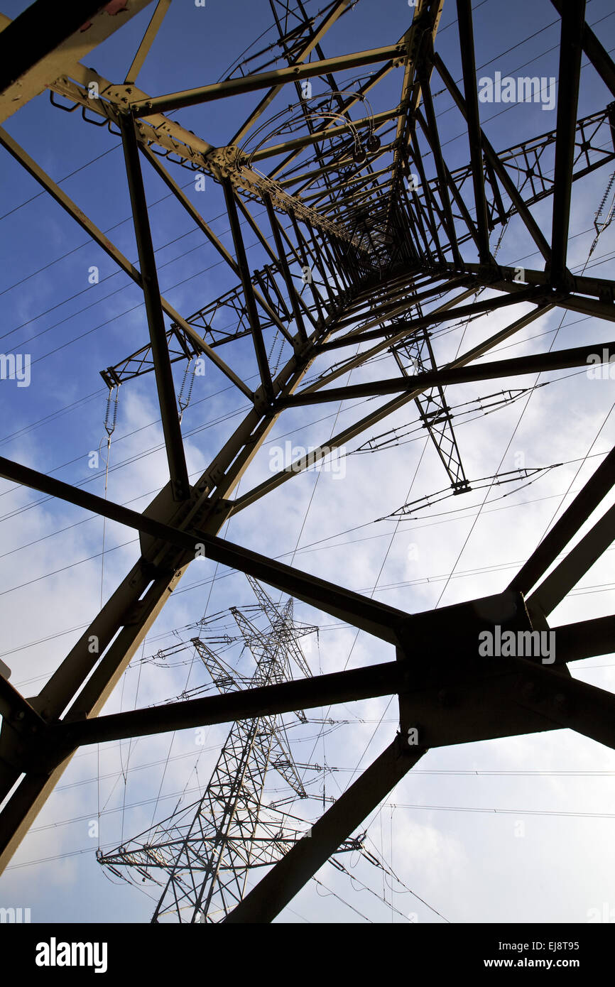 Power pylons hi-res stock photography and images - Alamy