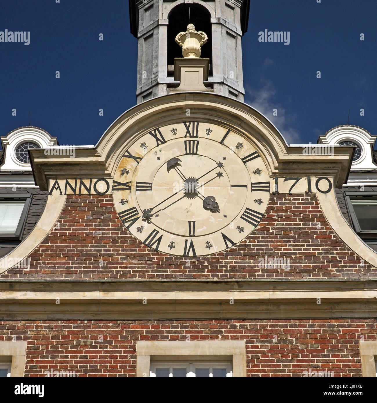 Clock, castle, chapel Nordkirchen, Germany Stock Photo - Alamy
