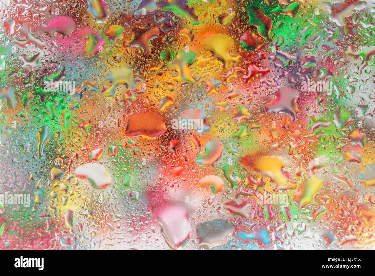 Water droplets on glass Stock Photo - Alamy