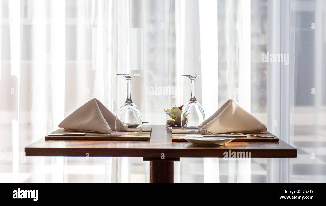 Table for two Stock Photo - Alamy