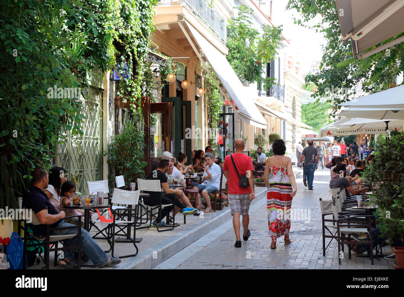 Greece Athens Psiri Stock Photo - Alamy