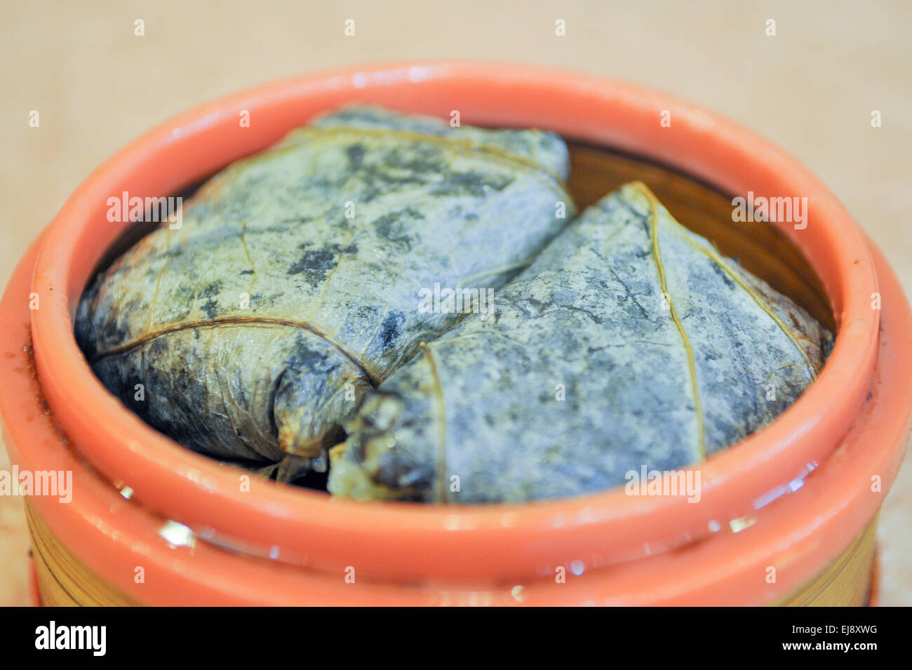 the Zongzi - traditional Chinese dish with rice Stock Photo - Alamy