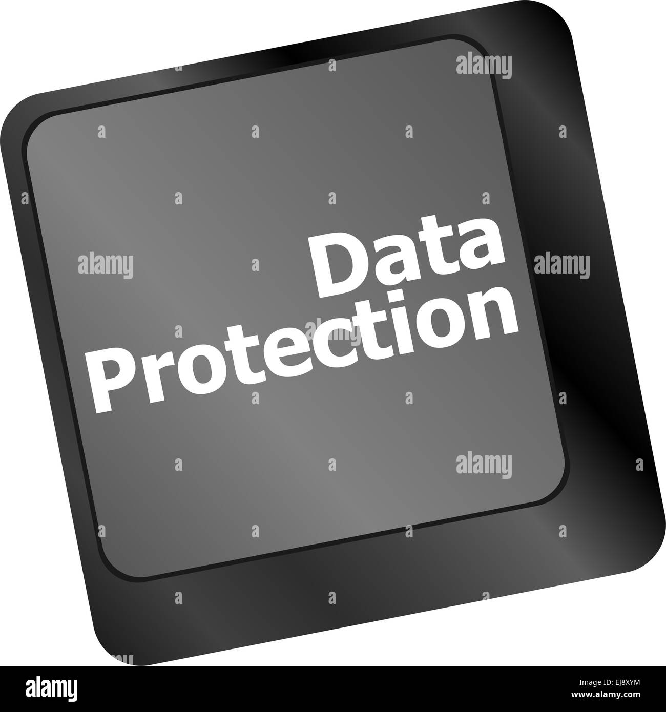 data protection button on the keyboard keys Stock Photo - Alamy