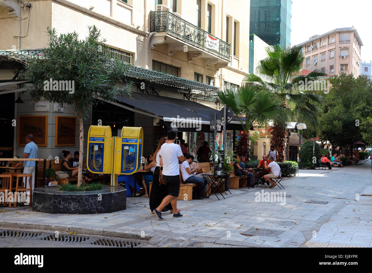 Greece Athens Aiolou Street Stock Photo - Alamy