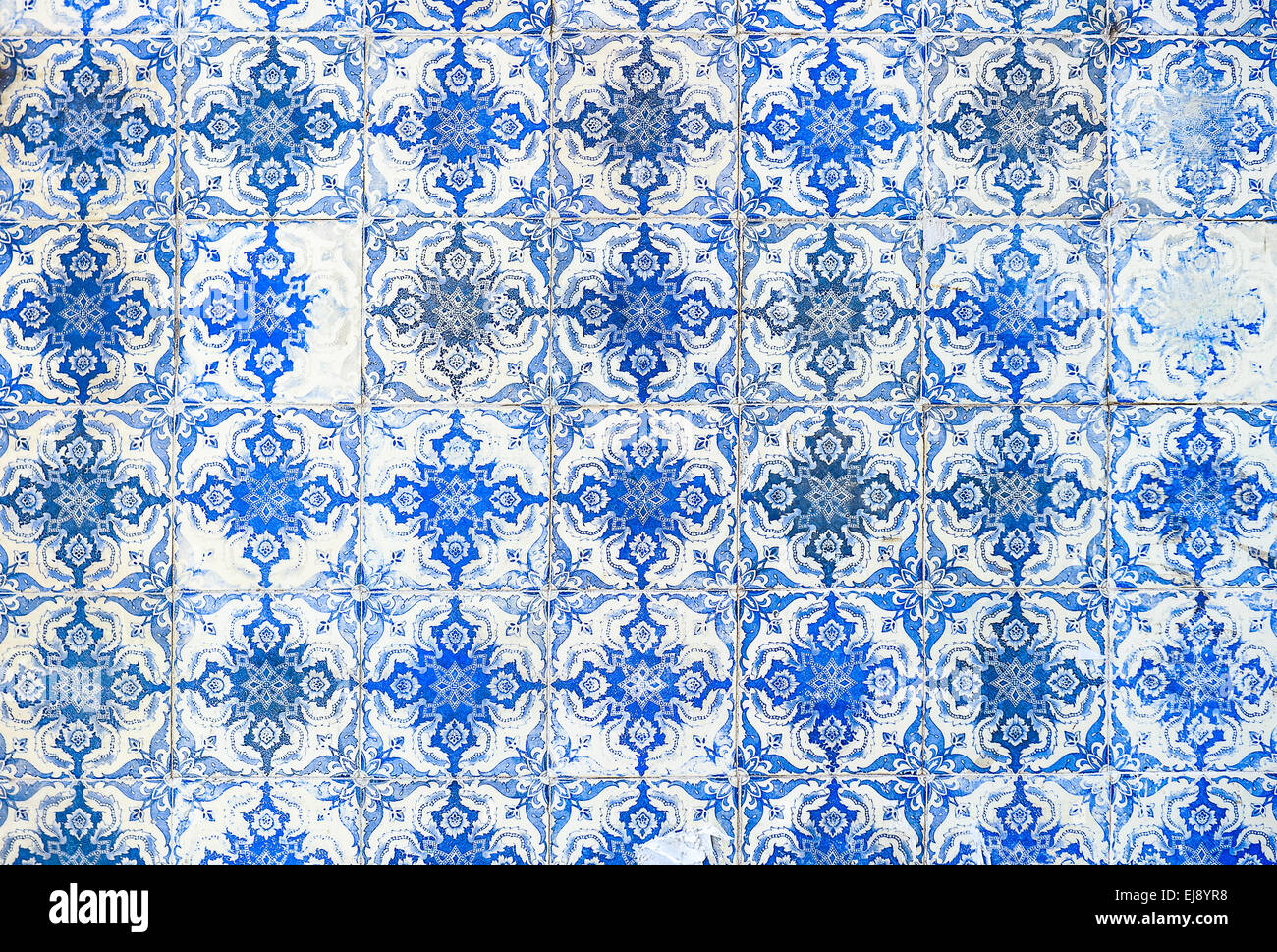 Vintage azulejos, traditional Portuguese tiles Stock Photo - Alamy