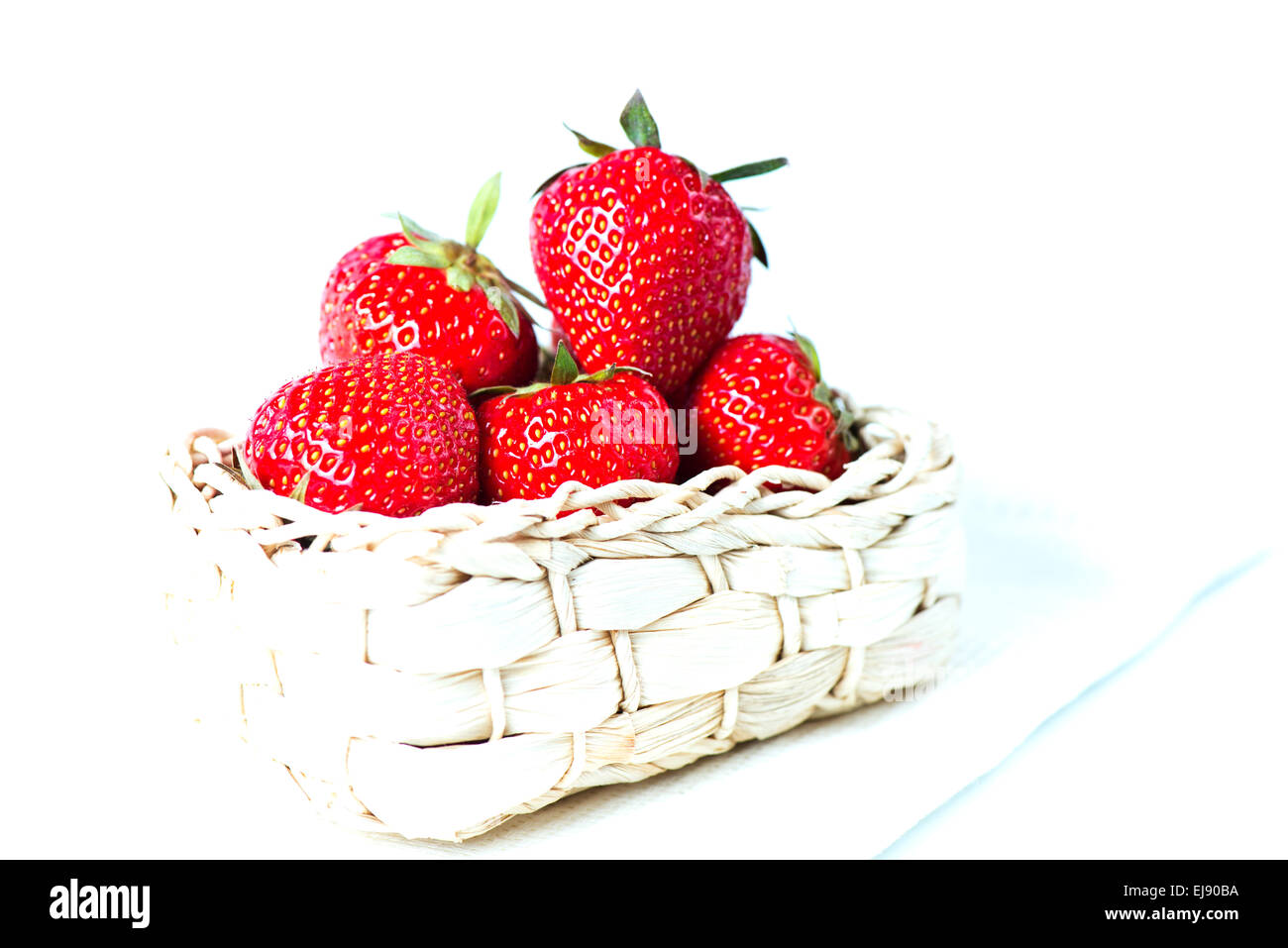 High key isolated strawberries Stock Photo - Alamy