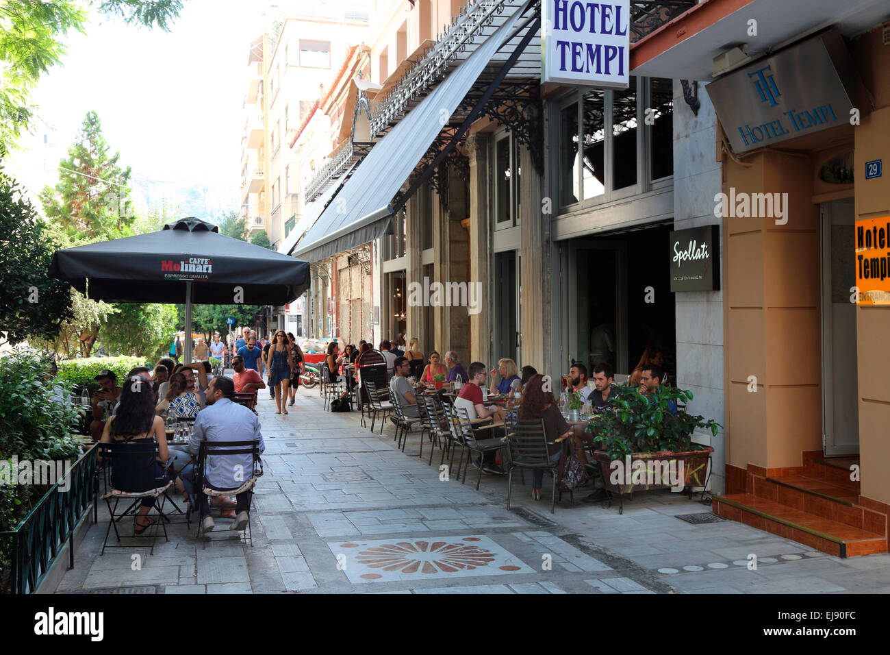 Greece Athens Aiolou Street Stock Photo - Alamy