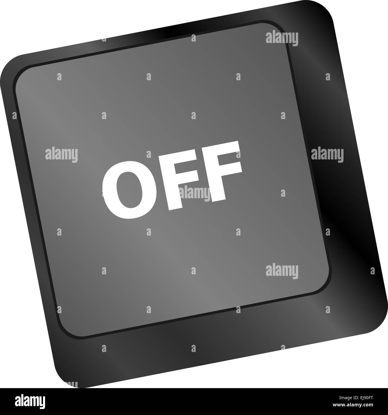 Off text on red Cut Out Stock Images & Pictures - Alamy