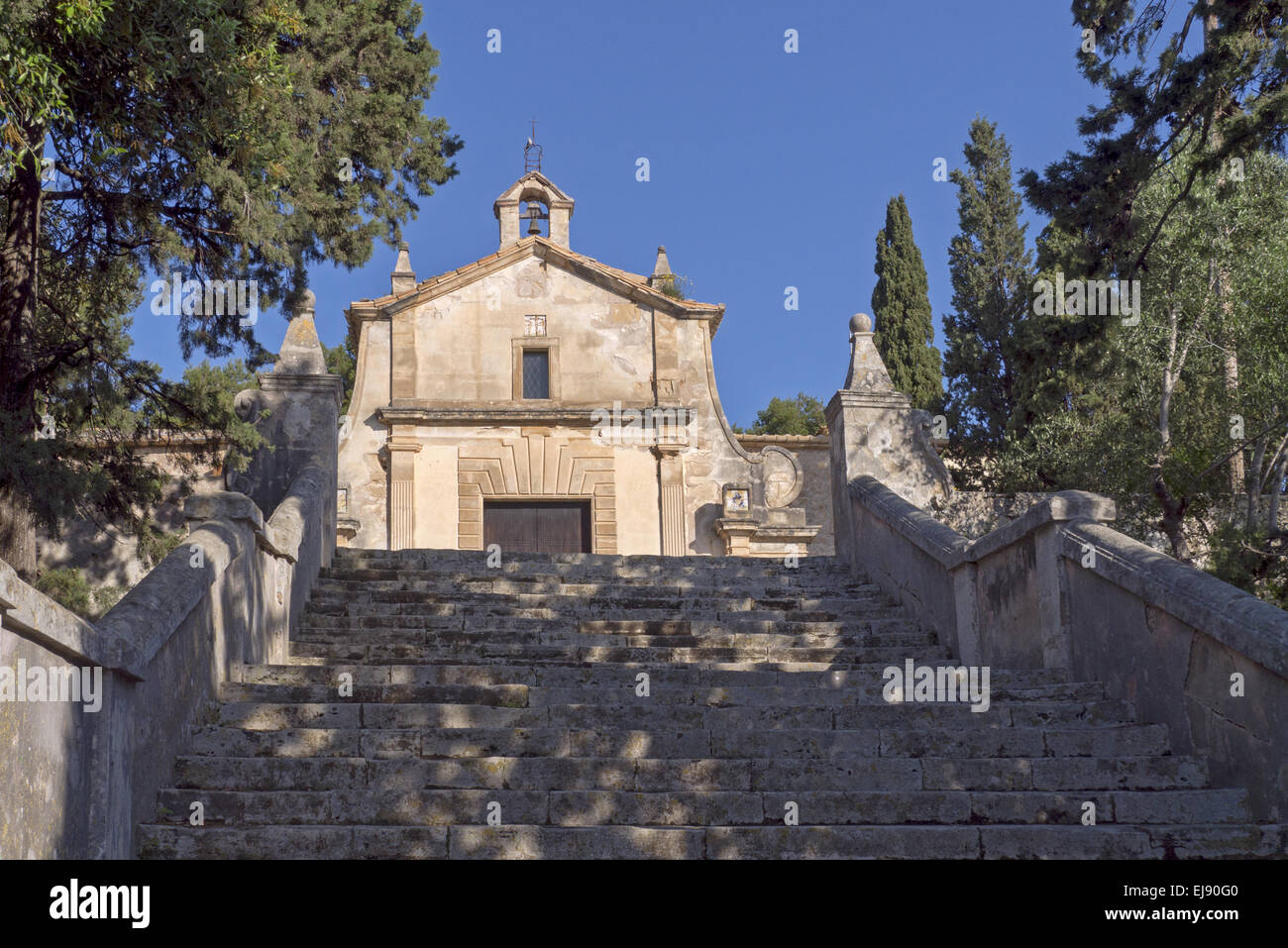 Eglesia del Calvari Stock Photo - Alamy