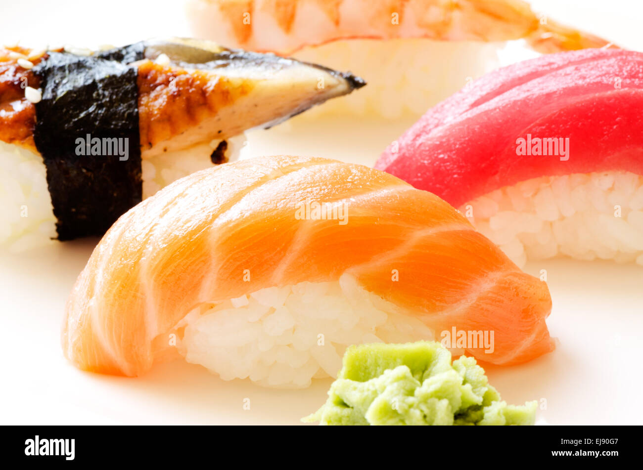 Sushi close up Stock Photo - Alamy