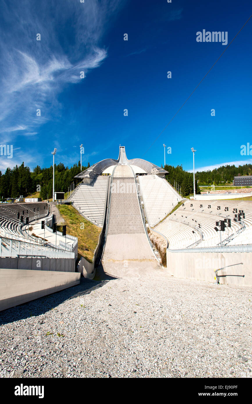 Holmenkollen ski jump architecture hi-res stock photography and images ...