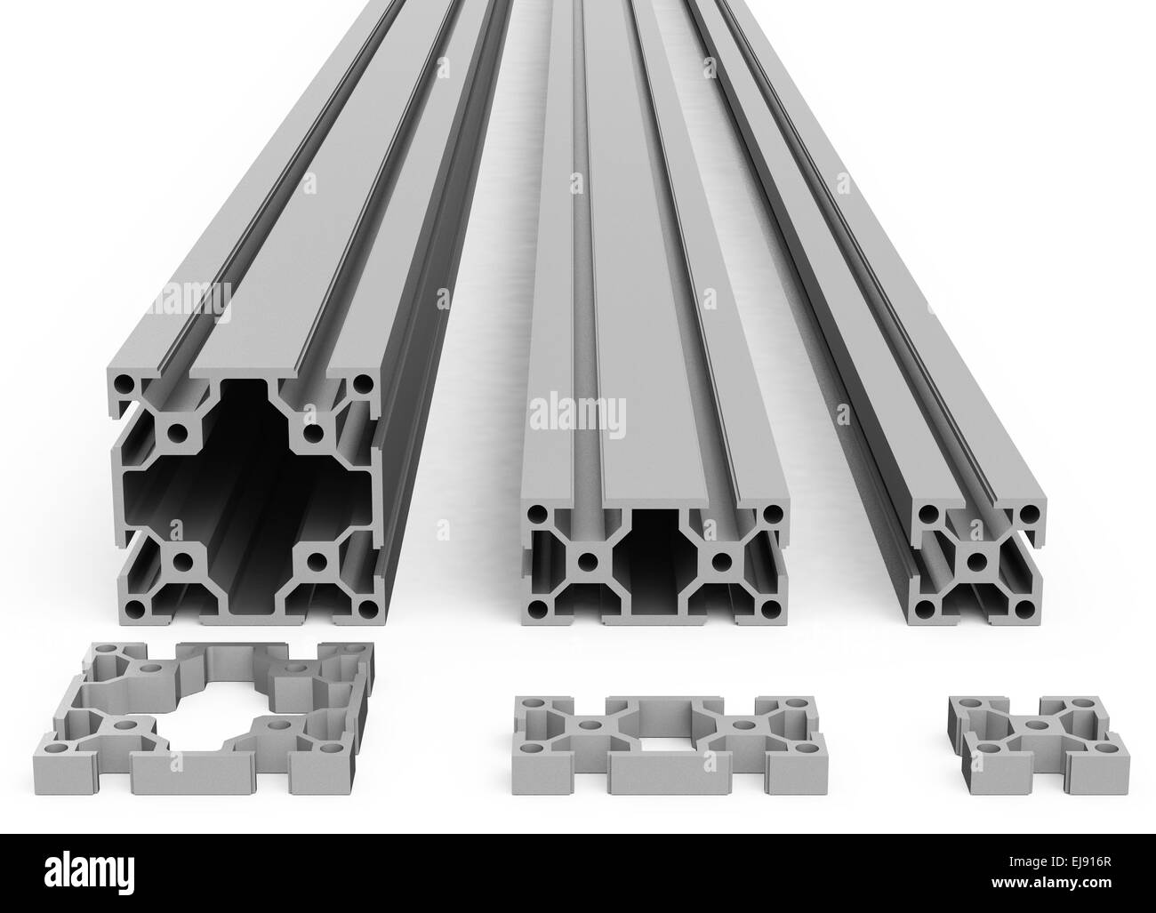 the metal profiles Stock Photo - Alamy