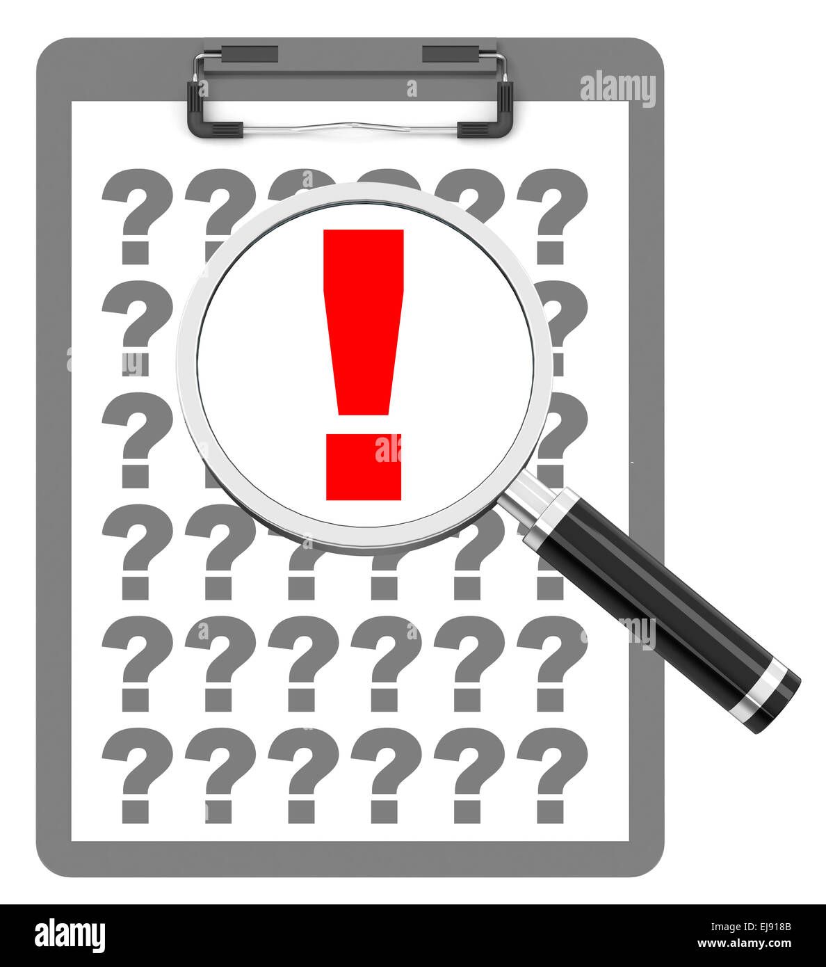 the red exclamation mark Stock Photo - Alamy