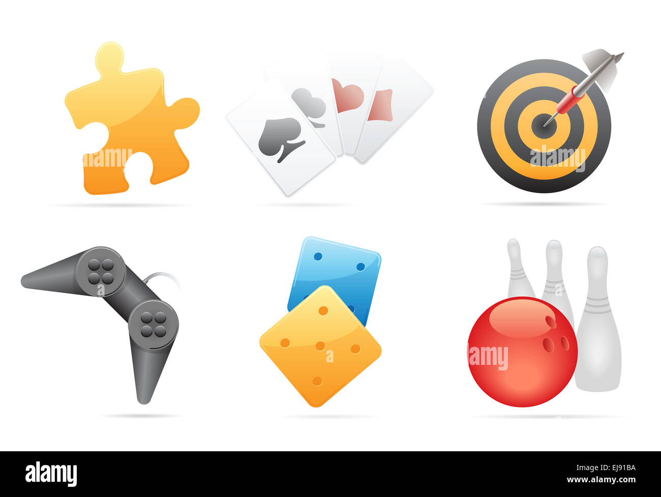 Video games icons hi-res stock photography and images - Alamy