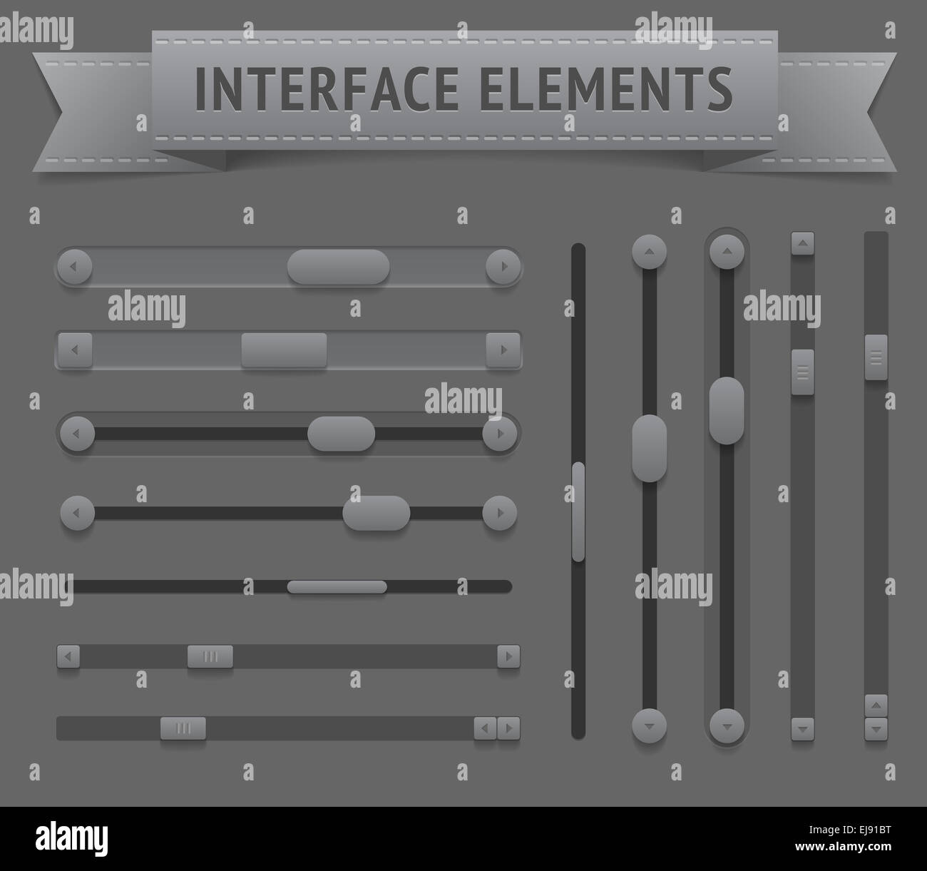 User interface elements Stock Photo - Alamy