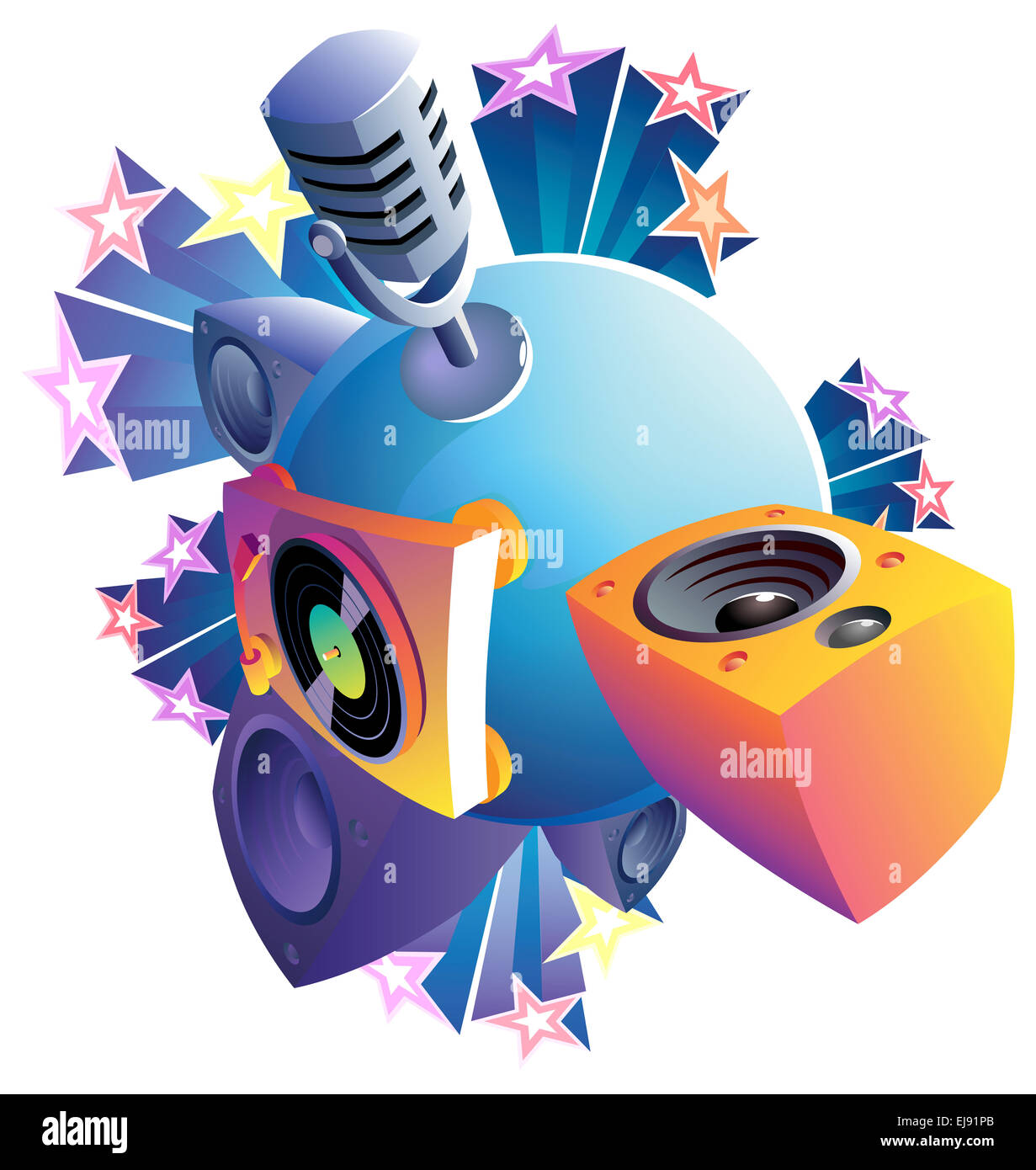 Music World isolated Stock Photo - Alamy