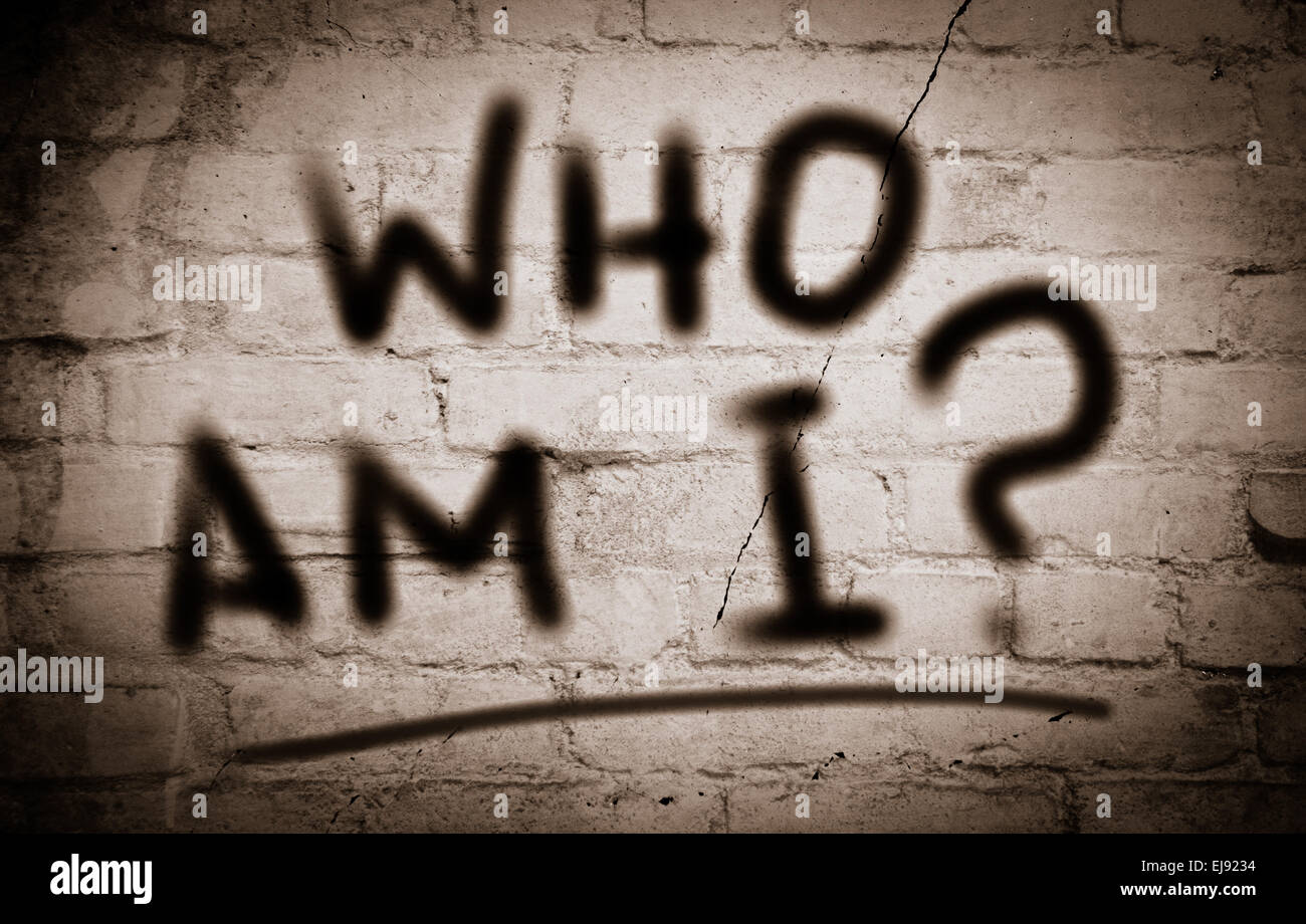 Who Am I Concept Stock Photo - Alamy