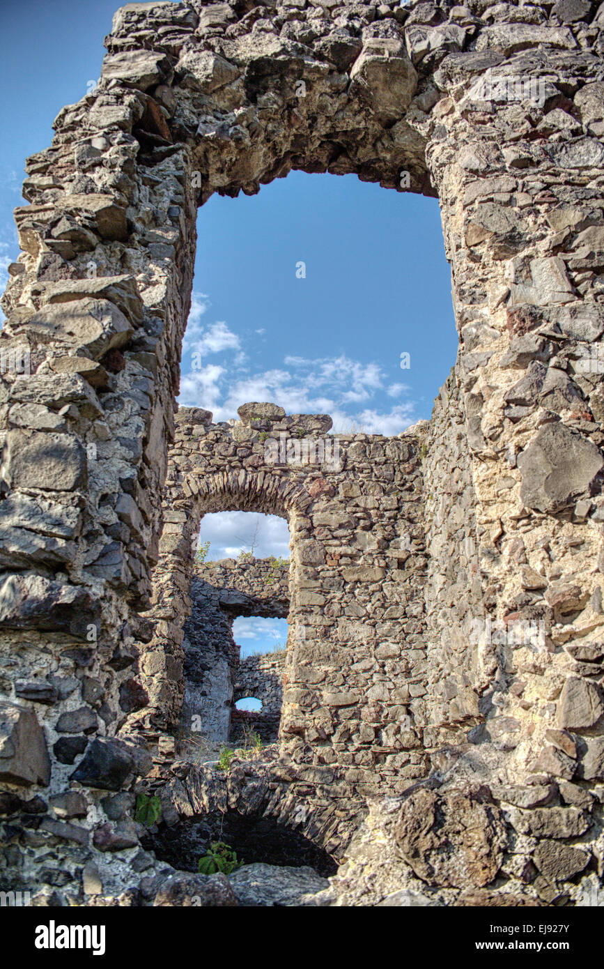 Nevitsky Castle ruins Stock Photo - Alamy