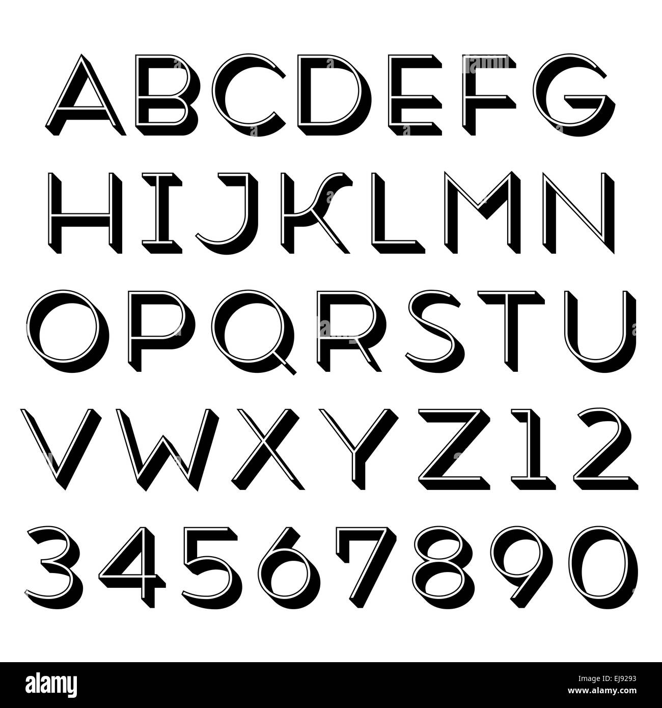 Serif font hi-res stock photography and images - Alamy