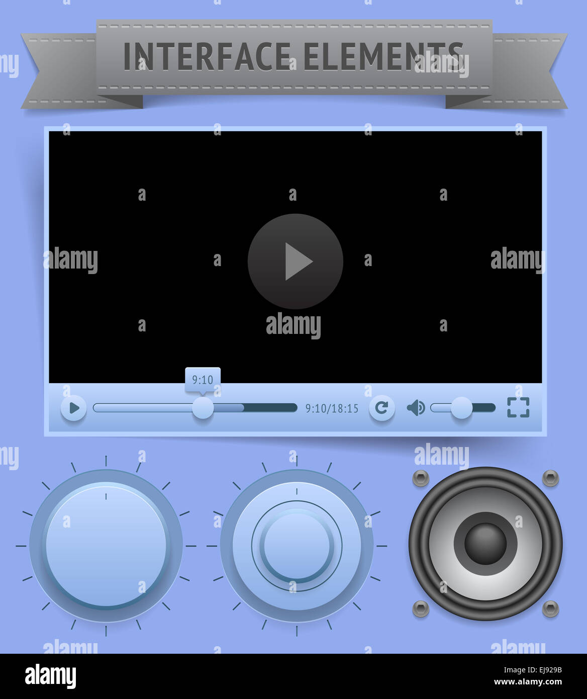 User interface elements Stock Photo - Alamy