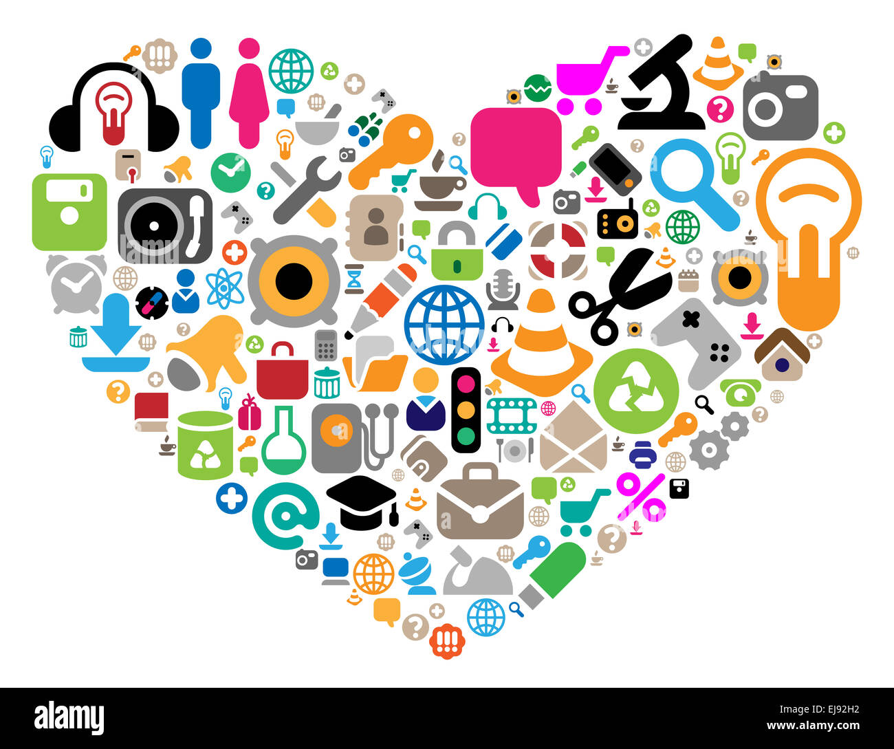 Lock in shape heart Cut Out Stock Images & Pictures - Alamy