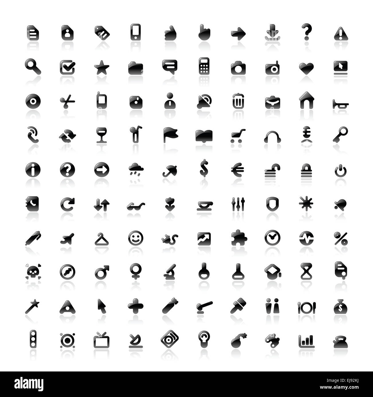 100 icons hi-res stock photography and images - Alamy