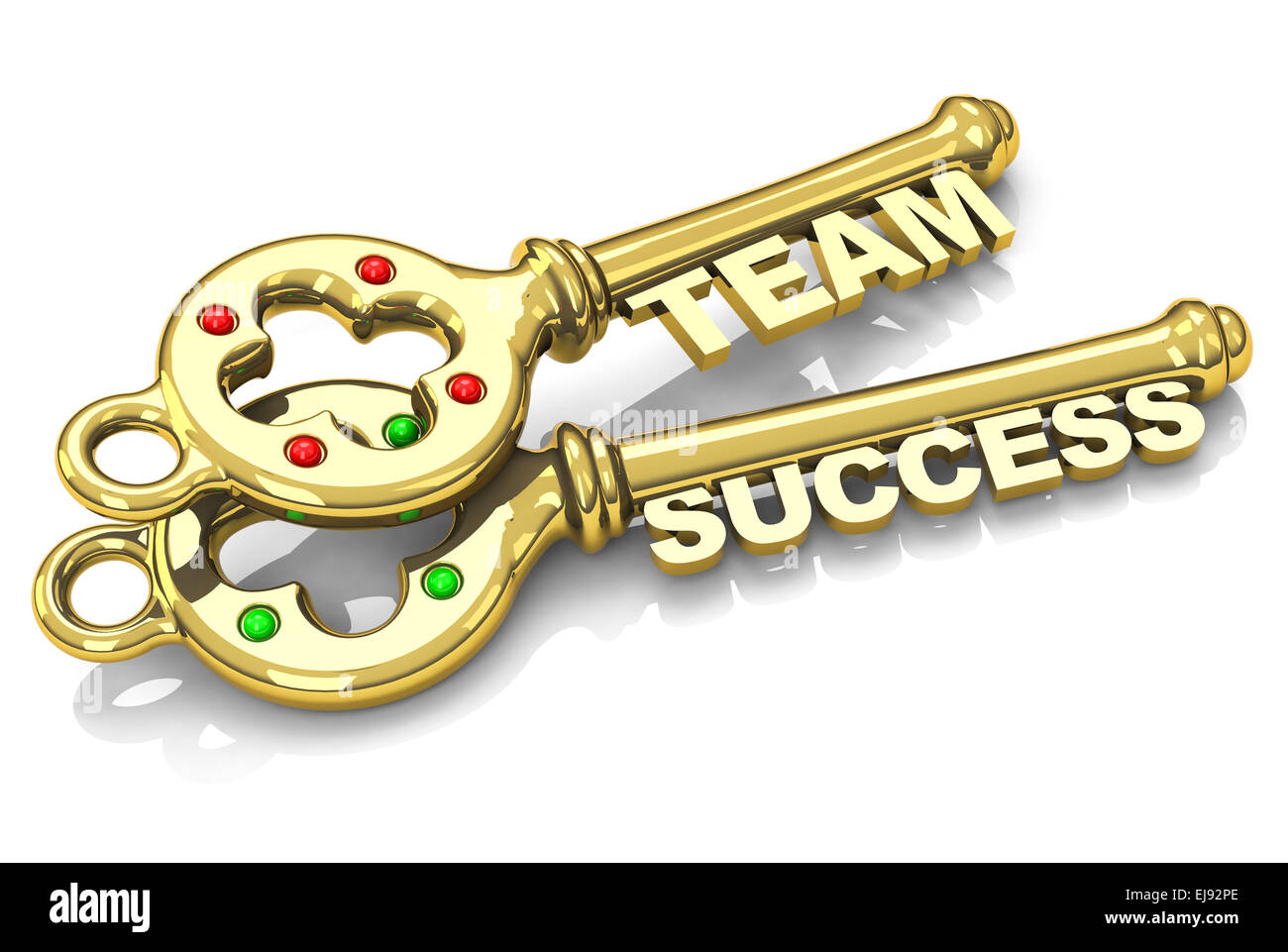 Team work success Cut Out Stock Images & Pictures - Alamy