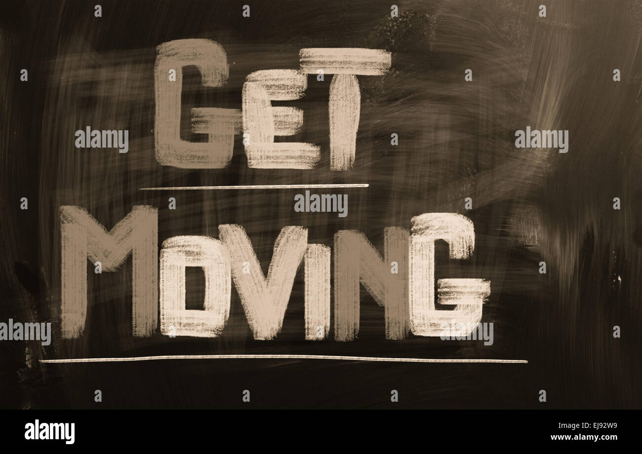 Get Moving Concept Stock Photo - Alamy