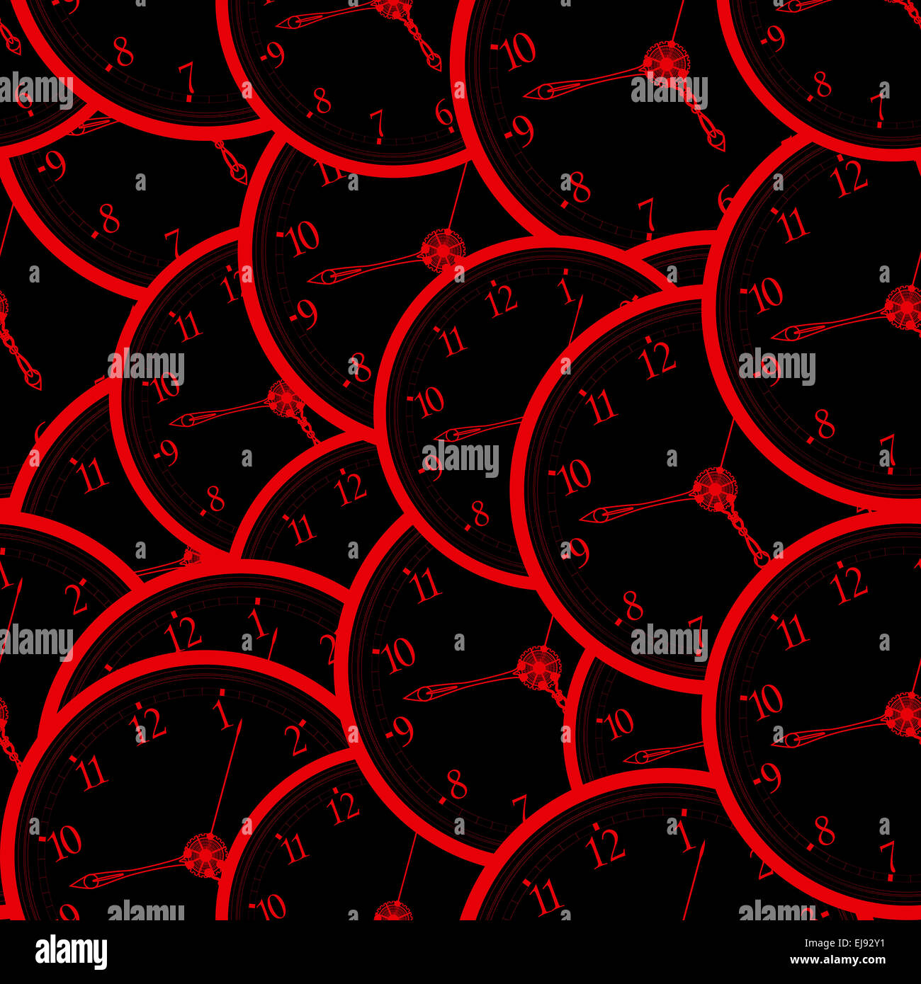 Seamless watch pattern Stock Photo - Alamy