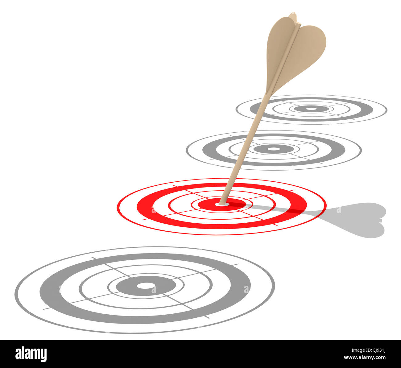 the red target Stock Photo - Alamy