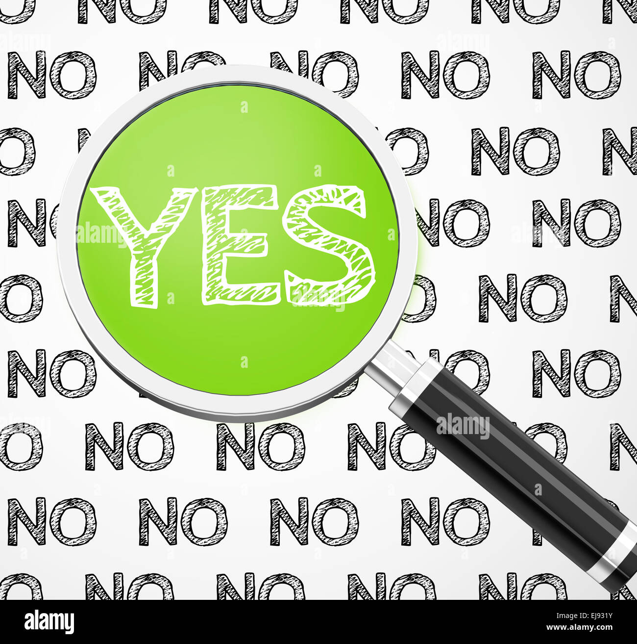Yes or no hi-res stock photography and images - Alamy