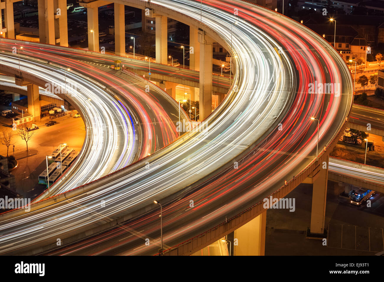 Nanpu bridge interchange hi-res stock photography and images - Alamy